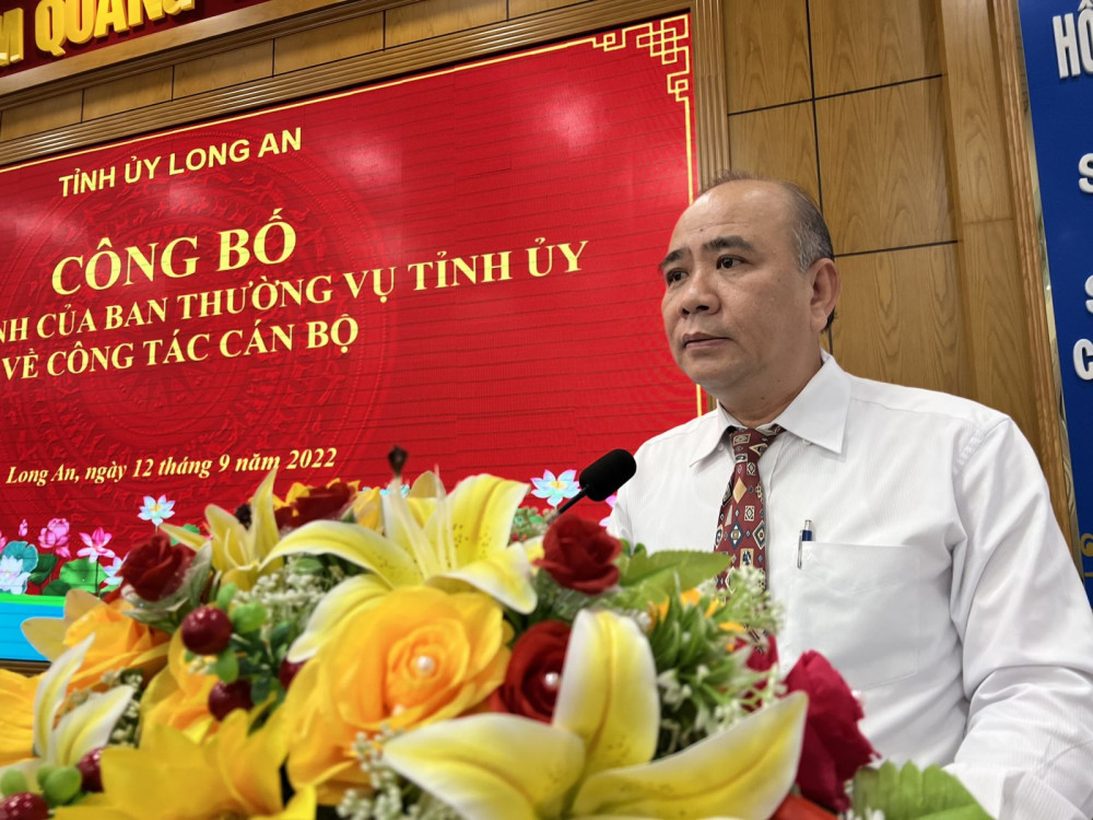 Đồng chí Phùng Tấn Tú giữ chức vụ Tổng Biên tập Báo Long An - Báo Cần Thơ Online